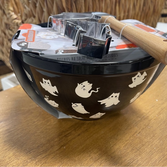 Homegoods | Holiday | Halloween Ghost Cat Mixing Bowl Wspatula ...